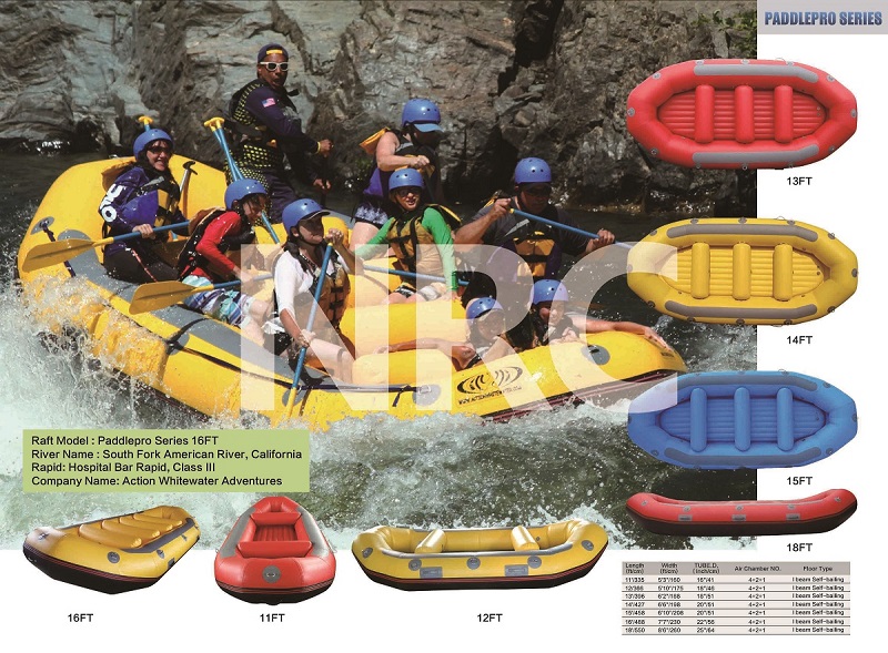 NRC PADDLEPRO SERIES RAFTS